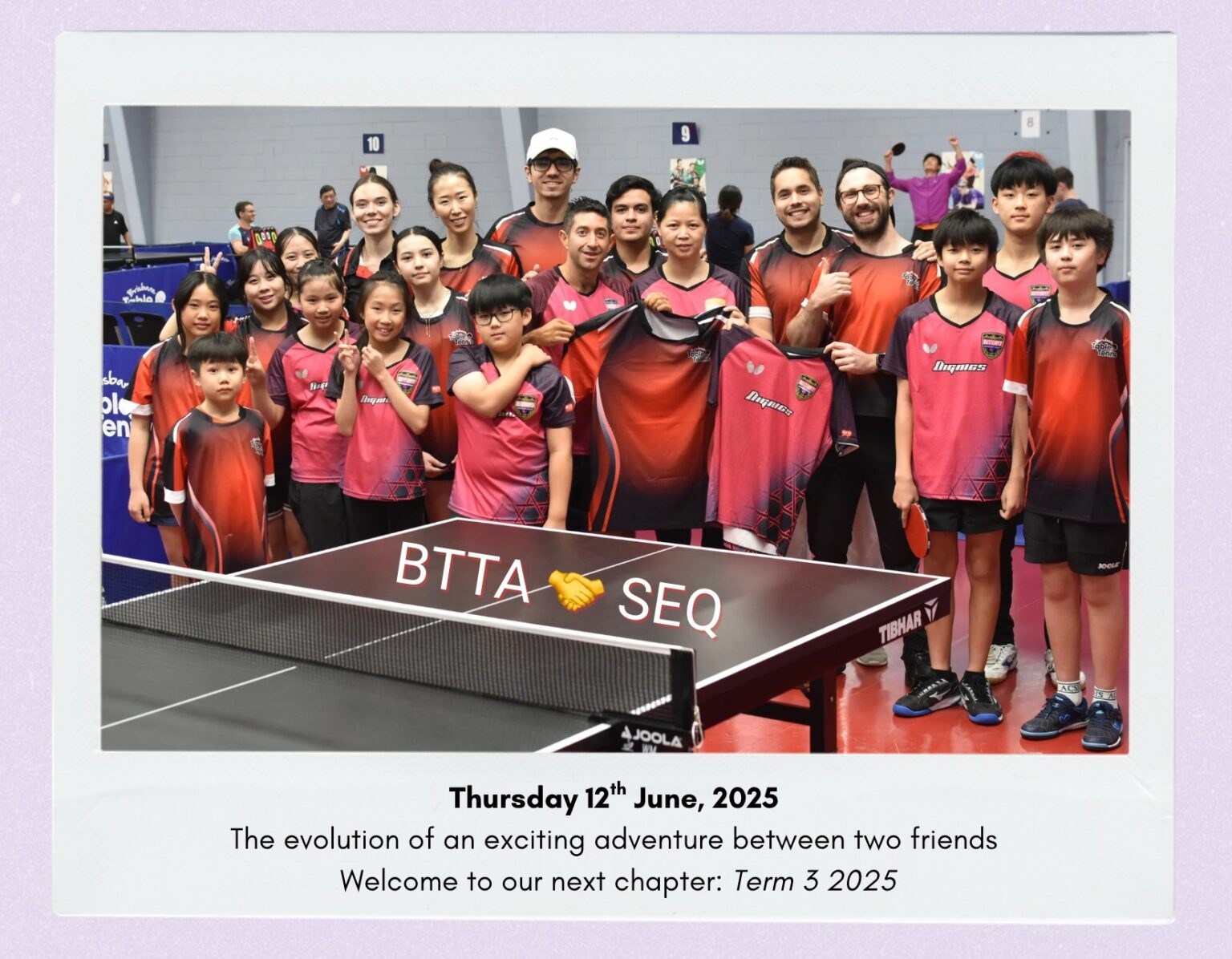 BTTA x SEQ Junior Program Merge - Brisbane Table Tennis Club